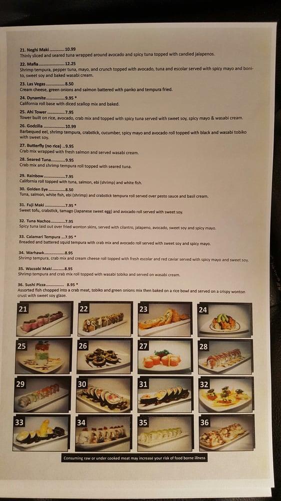 Menu at Cafe RawZ of West Monroe, West Monroe