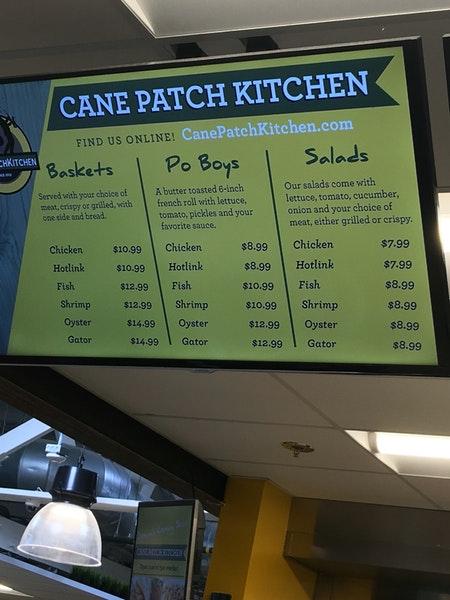 Menu at Cane Patch Kitchen restaurant, San Diego