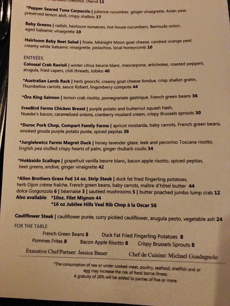 Menu at Altius pub & bar, Pittsburgh