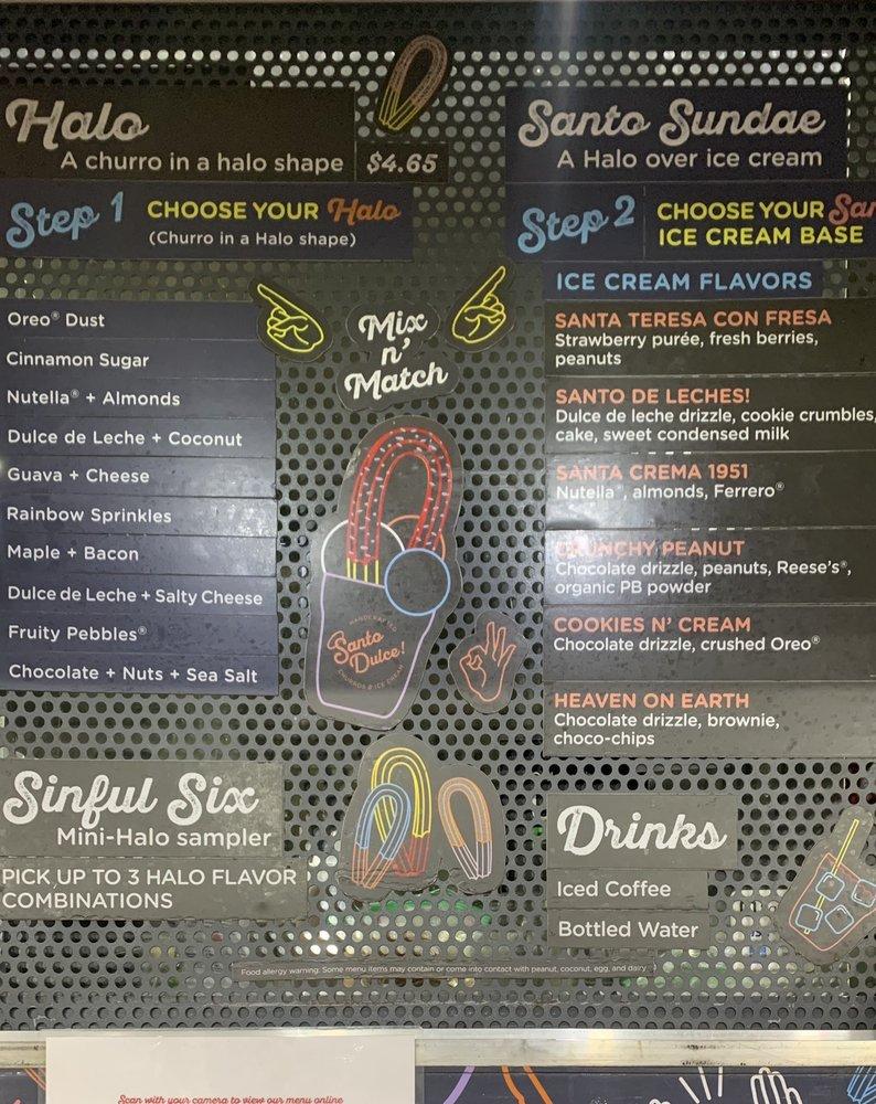 Menu at Santo Dulce! desserts, Miami