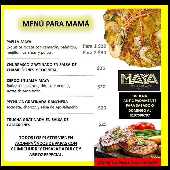 Menu at MAYA Restaurant, Fusagasugá