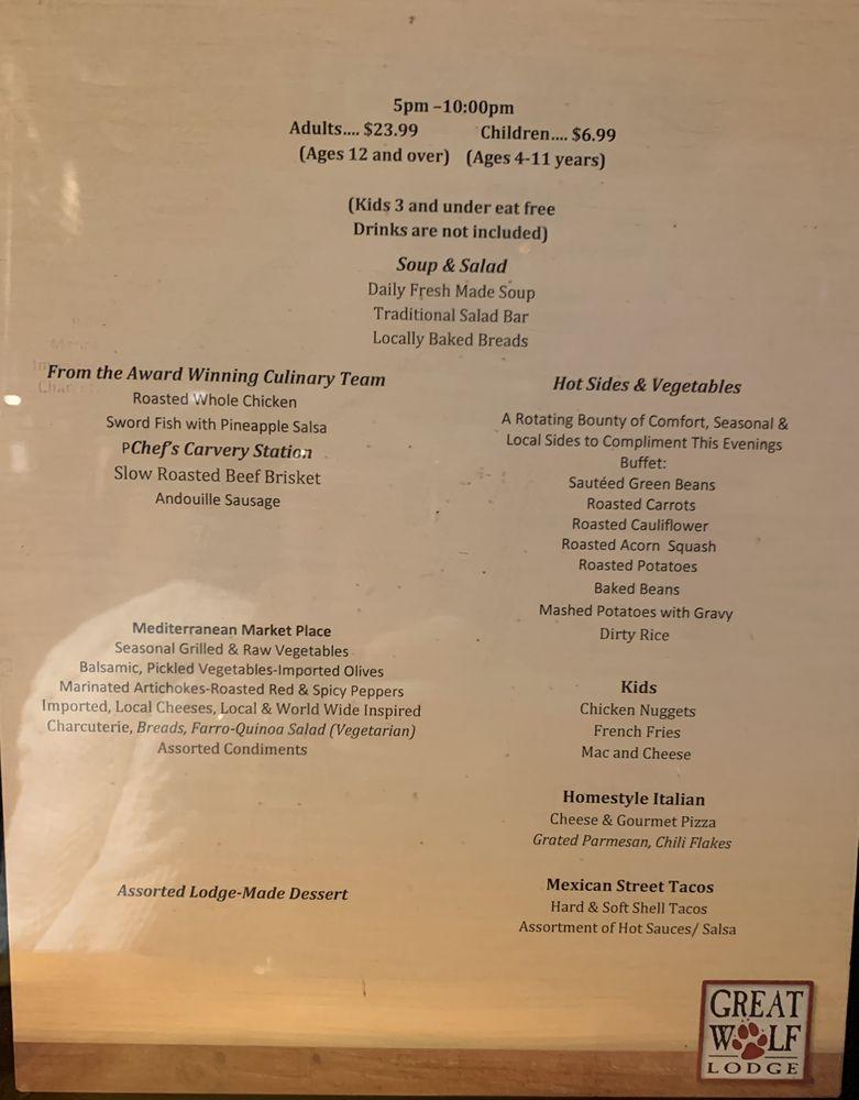 Menu at The Loose Moose Family Kitchen restaurant, USA