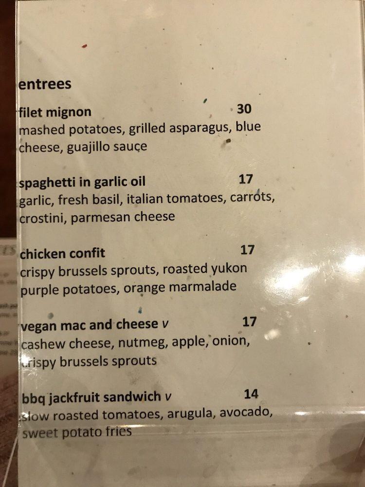 Menu at Felice Urban Cafe, Cleveland
