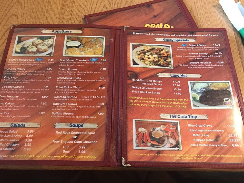 Menu at Sam's St Johns Seafood of Summerfield restaurant, Summerfield