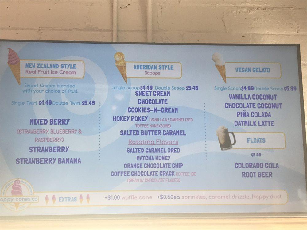 Menu at The Golden Mill restaurant, Golden