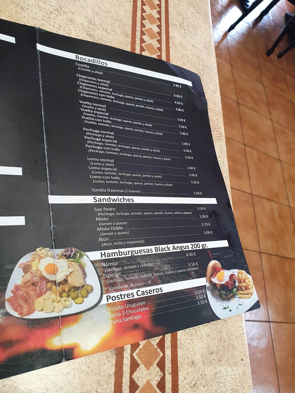 Menu at Cafe Bar Grill San Pedro, Sardina