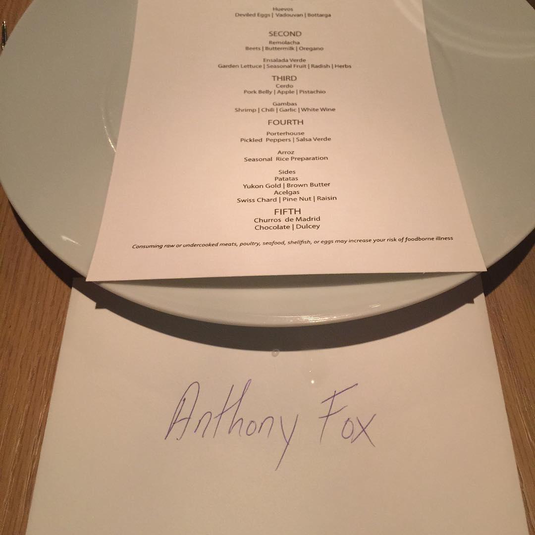 Menu at Capa steakhouse, Orlando, Dream Tree Blvd