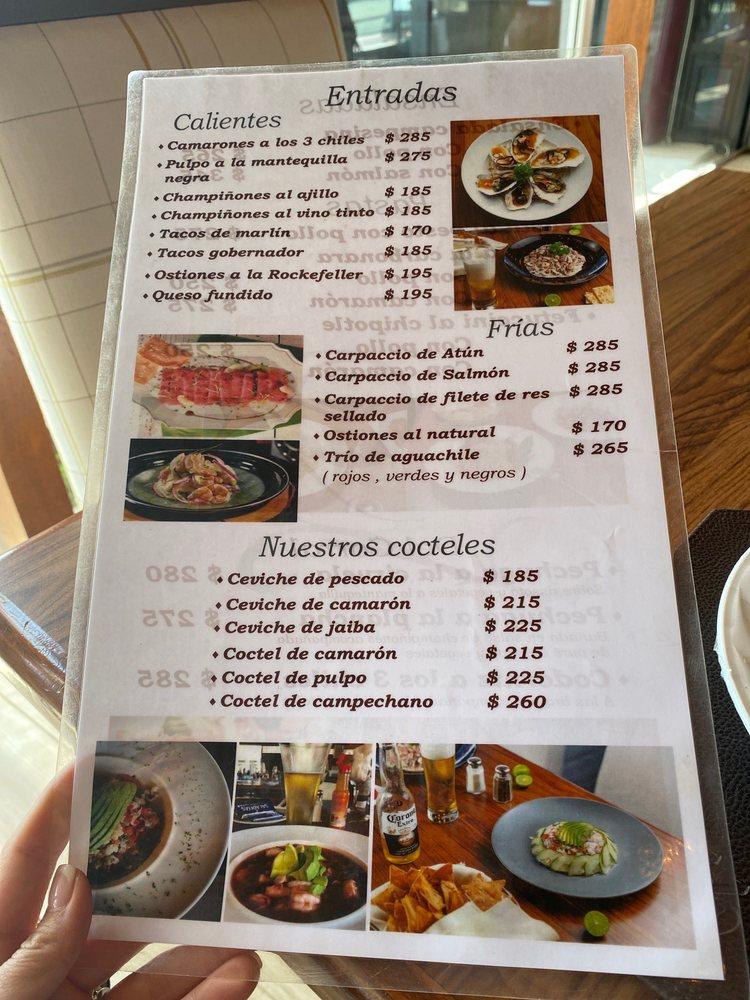 Menu at Casa Magnolia Restaurante, Ensenada, México 1