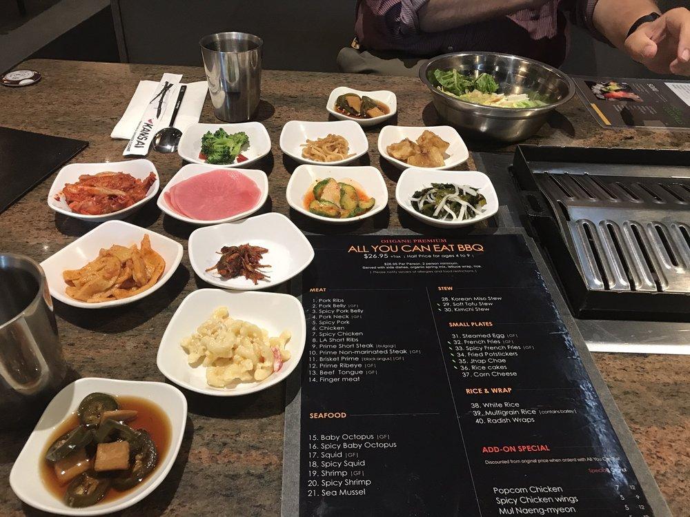 Menu at Ohgane Korean BBQ Concord, Concord