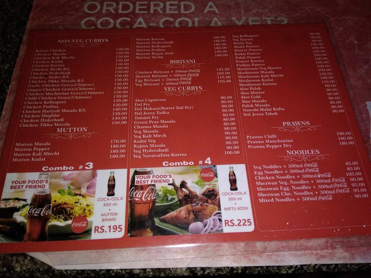 Menu at Malnad Family Restuarant, Bengaluru, 28