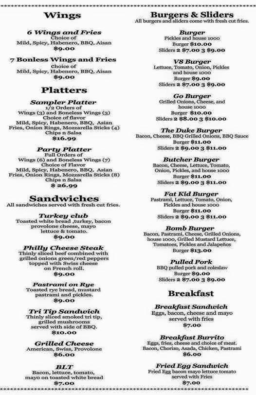 Menu at Chef Joe delivers restaurant, Covina