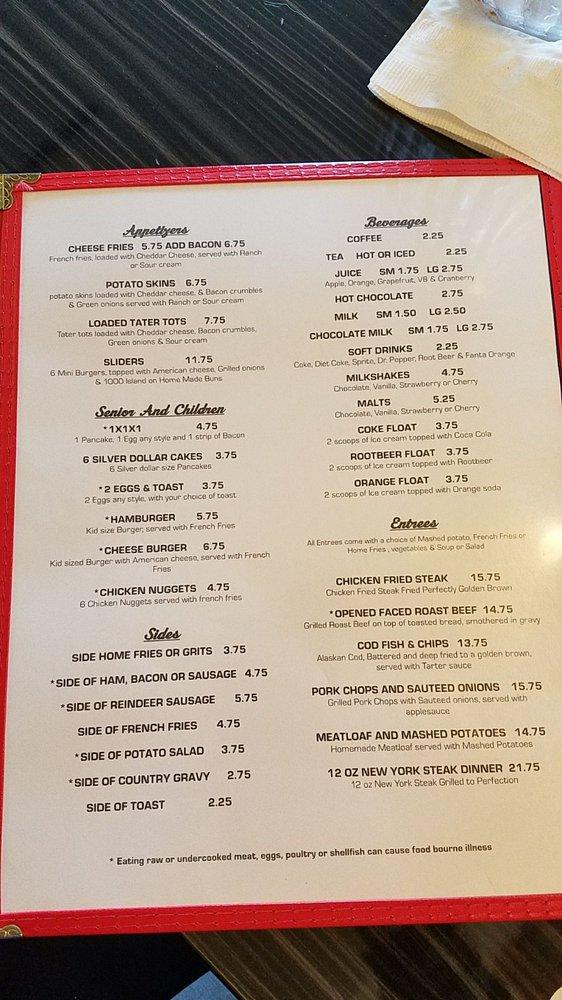 Menu at Little Dipper Diner restaurant, Anchorage, W Dimond Blvd #106