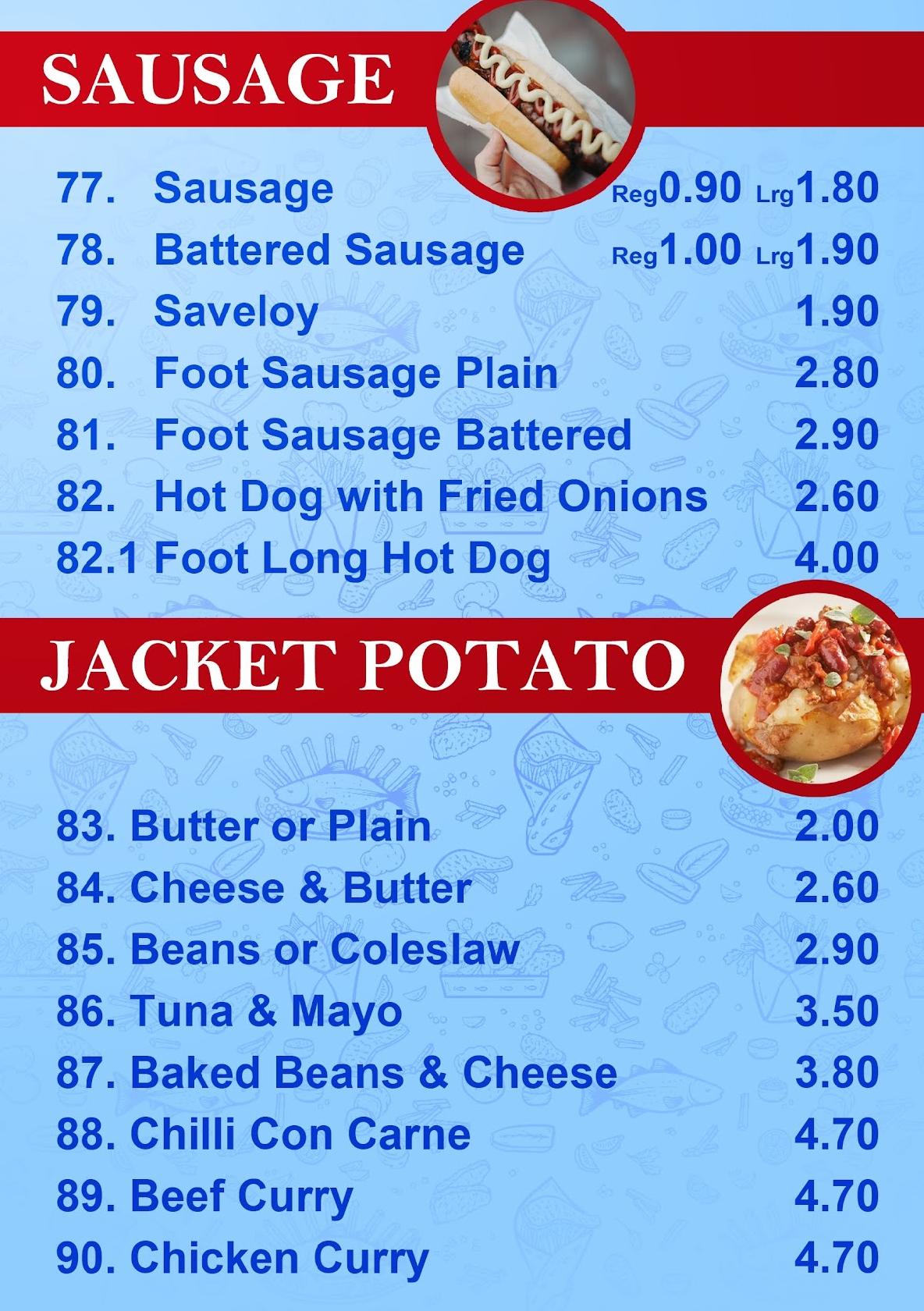 Holbury Fish Bar in Southampton - Restaurant menu and reviews