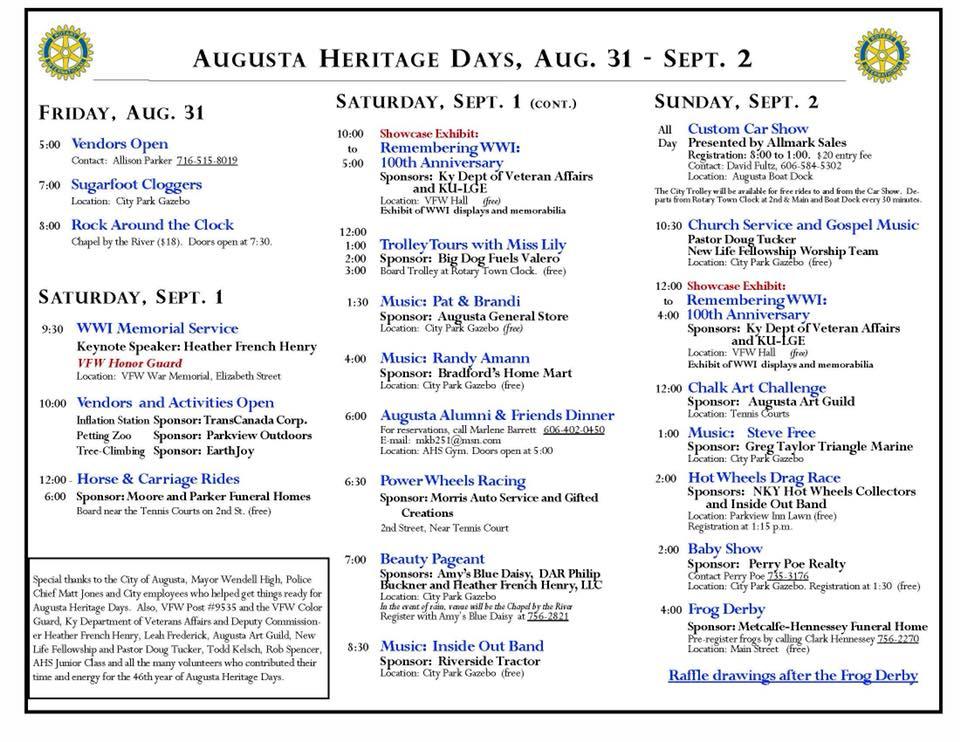 Menu at Augusta General Store Restaurant & Gift Shop, Augusta