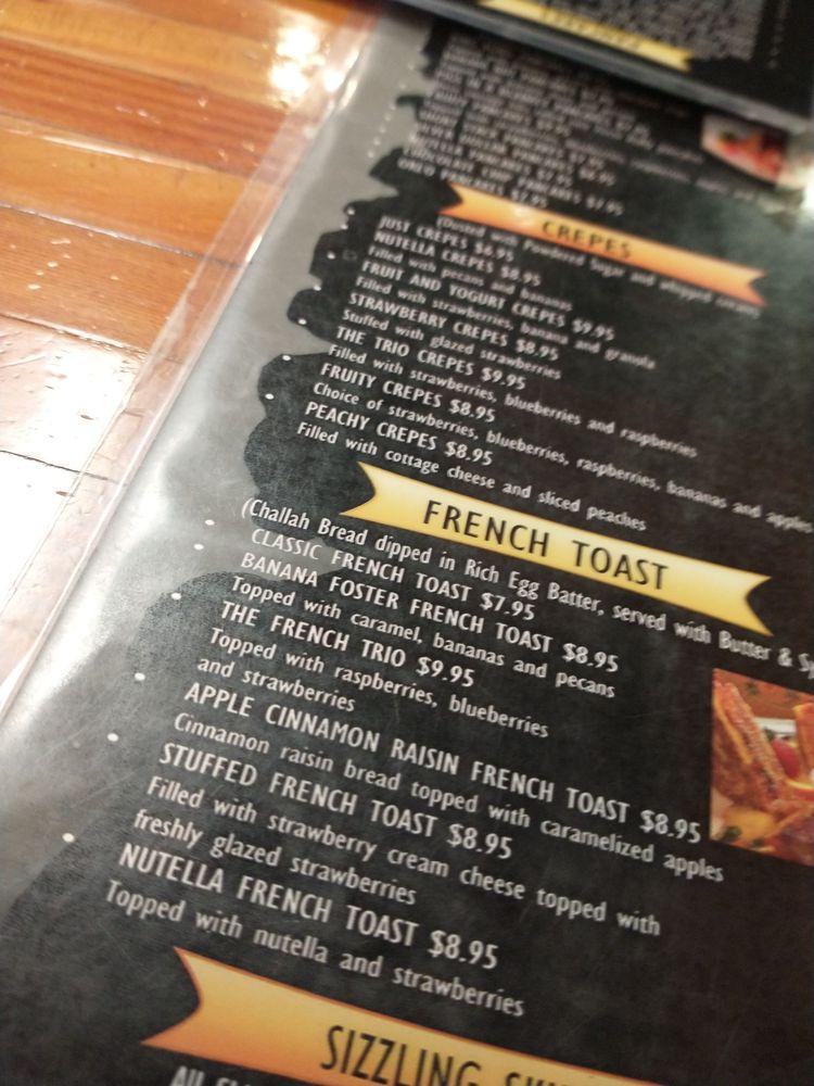 Menu at BRASAS restaurant, Cicero