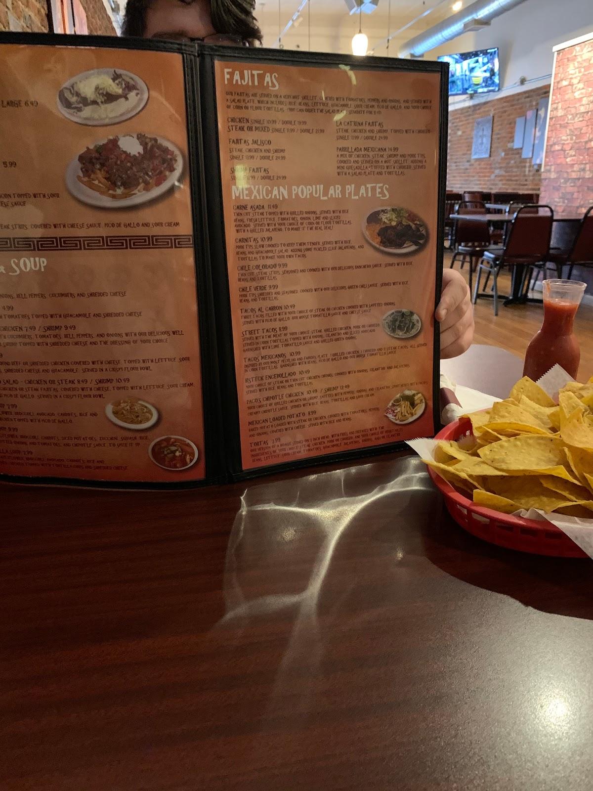 Menu at La Catrina Mexican Restaurant, Campbellsville