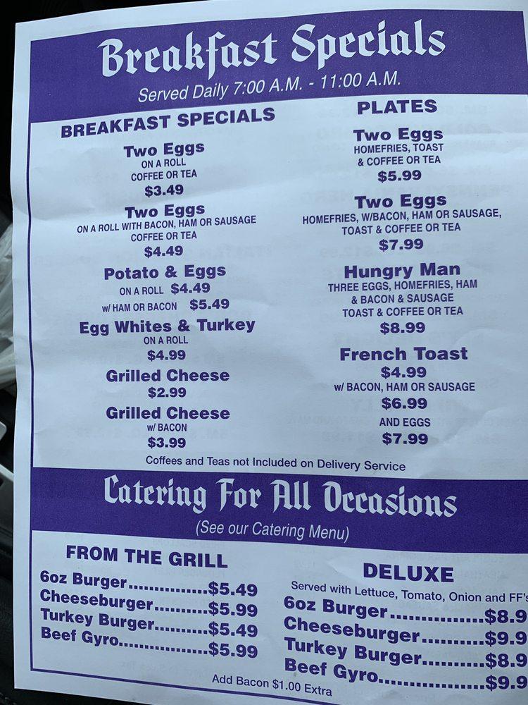 Menu at Village Hero restaurant, Syosset
