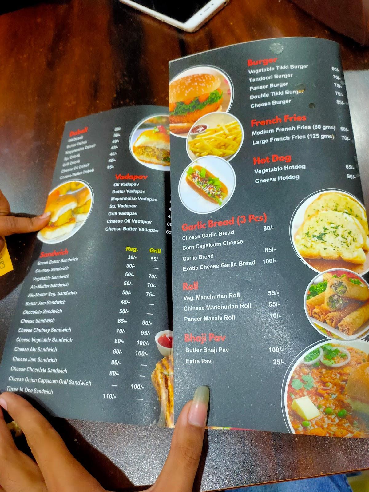 Menu at Apunka Addaa, Ahmedabad, Jaymala