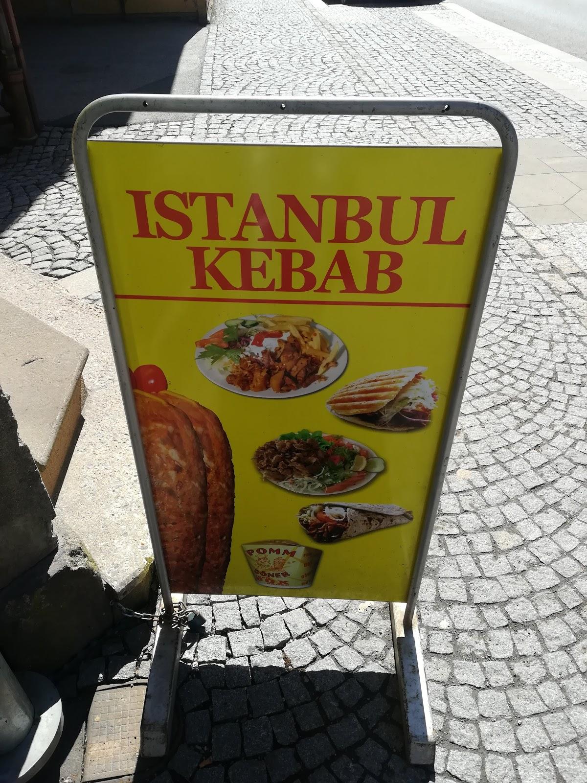 Menu at Istanbul kebab restaurant, Vrchlabí