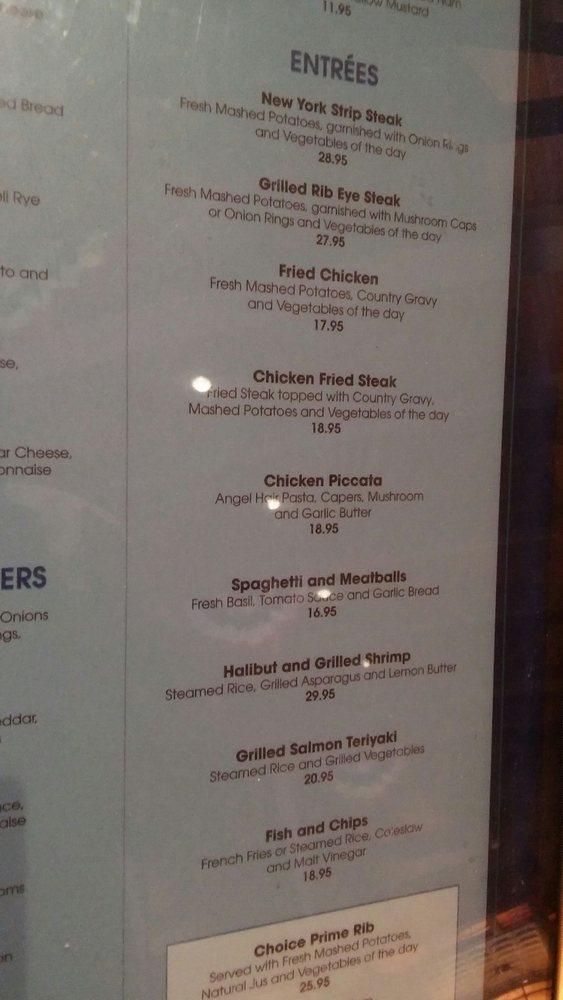 Menu at Pala Cafe, Pala