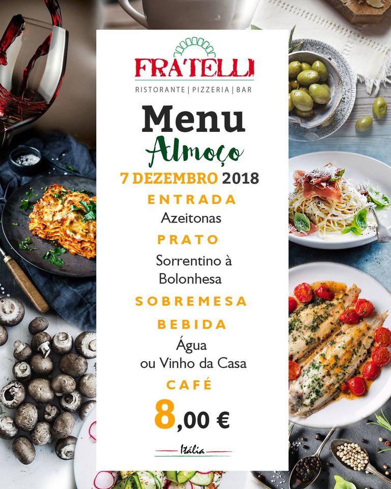 Menu em Casa Fratelli pizzaria, Alcochete