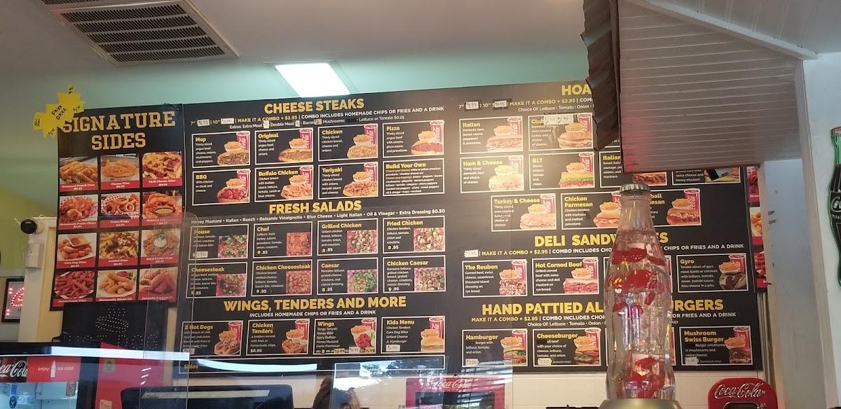 Menu at Cheesesteak U restaurant, Conway, US-501 BUS Unit B