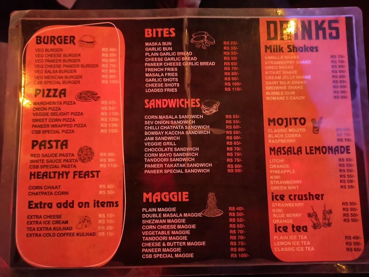 Menu at CHAI SUTTA BAR, Rohtak