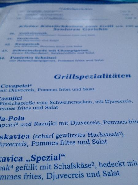 Speisekarte von Restaurant Haus Goldstein, Frankfurt am Main