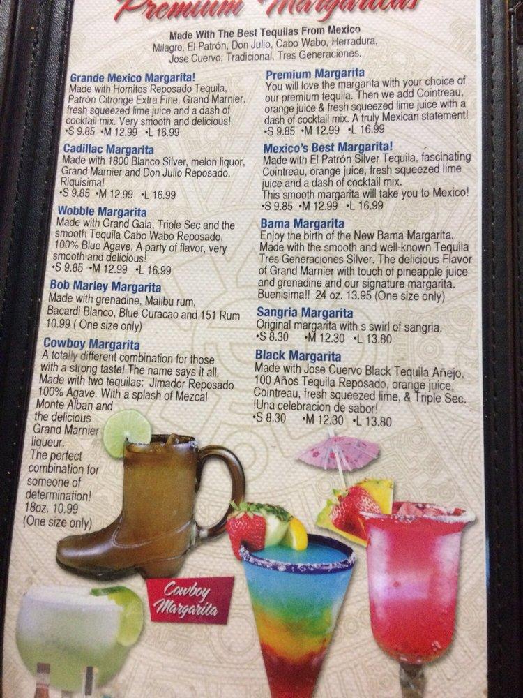 Menu at Las Trojas Cantina restaurant, Morrow