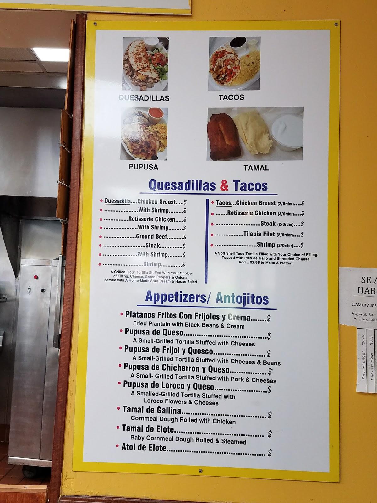 Menu at Tastee Chicken restaurant, Waldorf