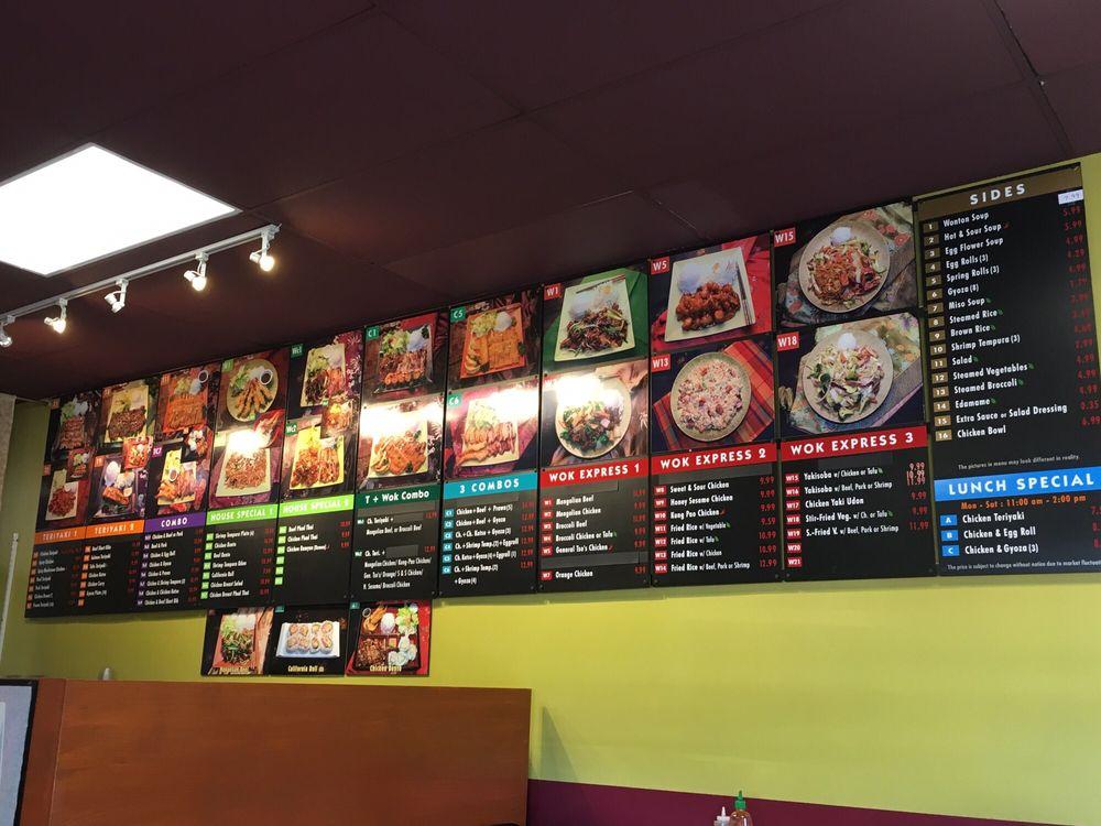 Menu at Manna Teriyaki restaurant, Seattle, Lake City Way NE