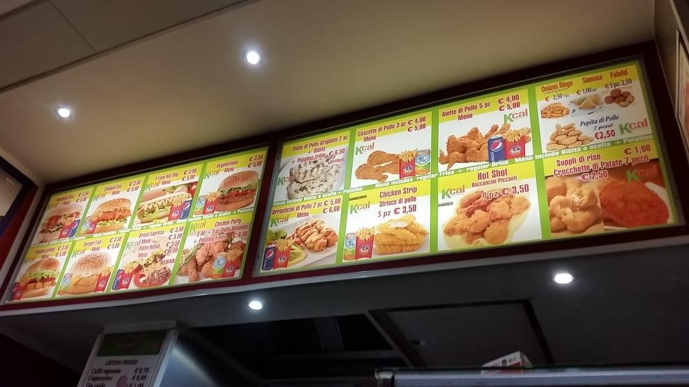 Menu da Chicken Hut café fast food, Roma, 352/B