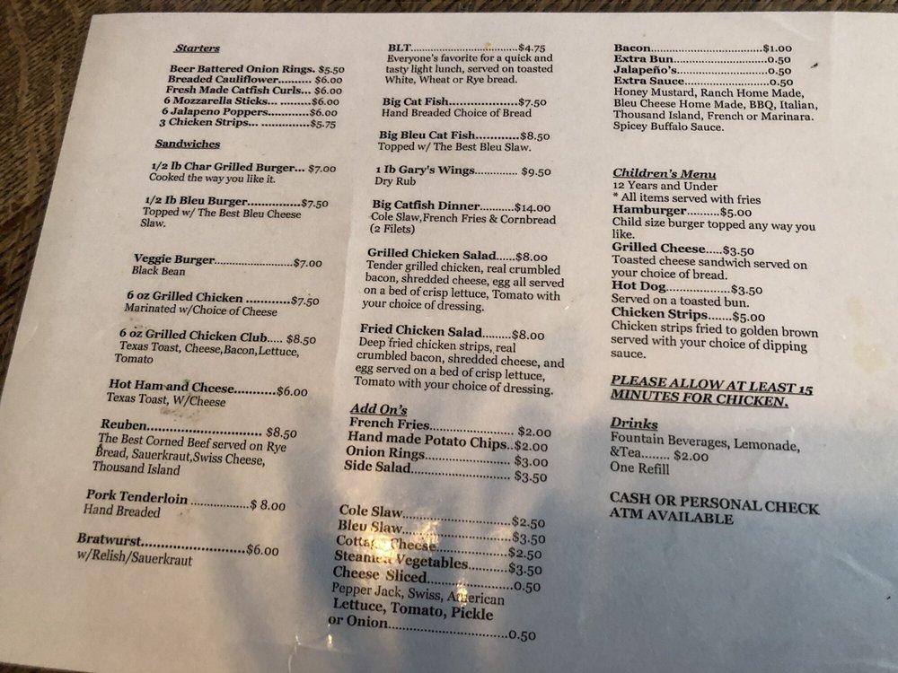 Menu at Rumor Has It... Bar & Grill, Hannibal