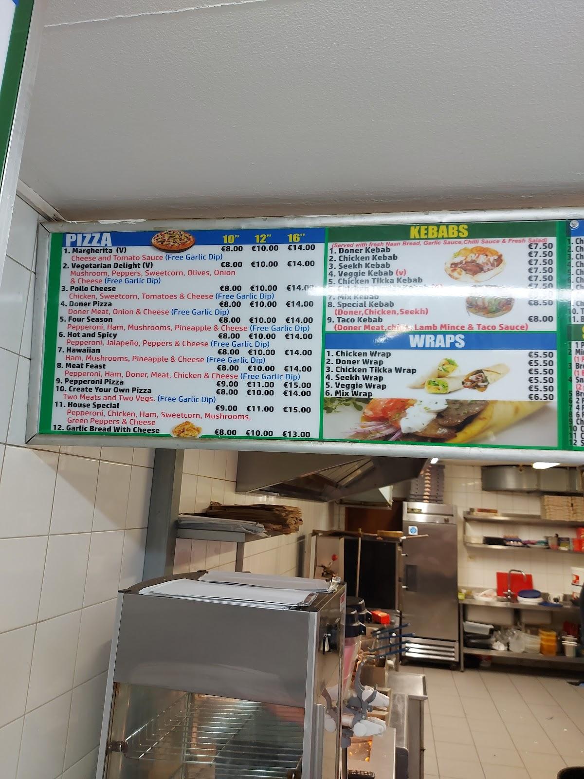 Menu at Tasty Bite restaurant, Dromcolliher