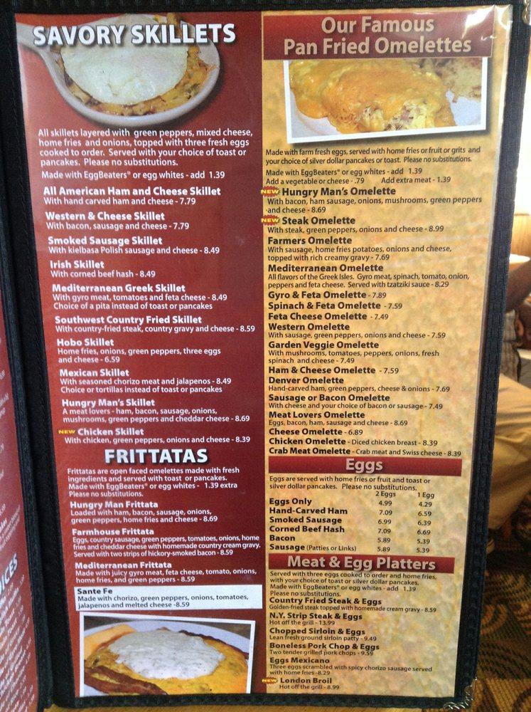 Menu at Lakeside Cafe, Fort Wayne, N Coliseum Blvd