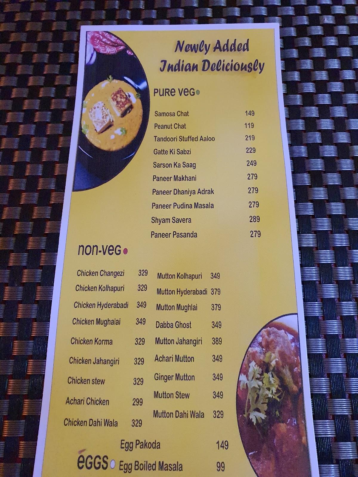 Menu at MINI INBOX NON VEG, Ajmer