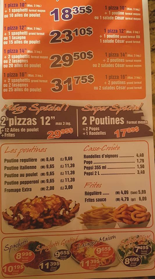 Menu at Sema Pizza - Chambly pizzeria, Chambly, Bd de Périgny