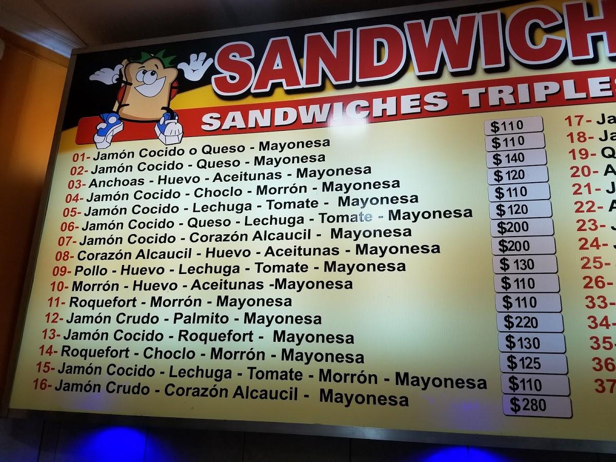 Menu at Wonder Miga Especialidad En Sandwiches de Miga, Argentina