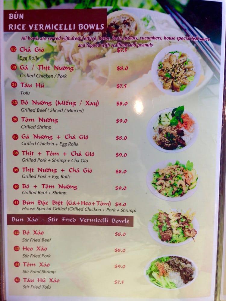 Menu at Phở Kim Vietnamese Cuisine restaurant, Federal Way, Pacific Hwy ...