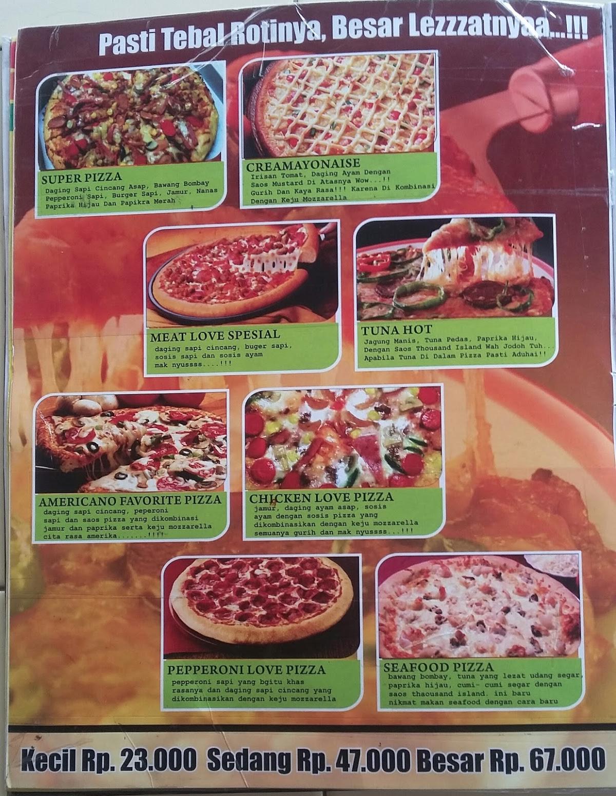 Menu at Royal Palace Resto Pizza restaurant, Blitar