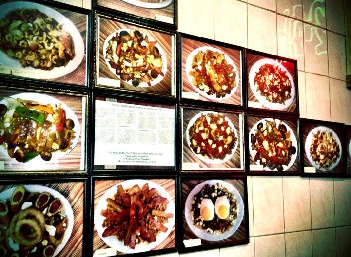 Menu au Restaurant Chez Claudette, Montréal