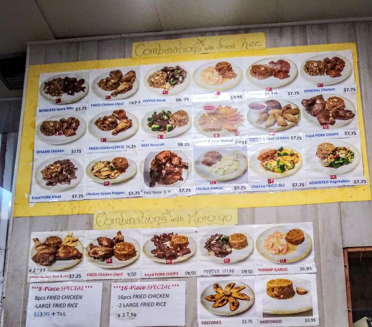 Menu at Chirico Fast Food, Orlando
