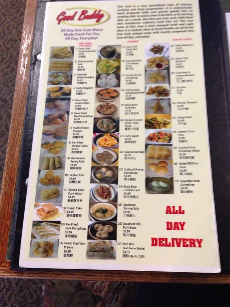 Menu at Good Buddy Restaurant, Sherwood Park