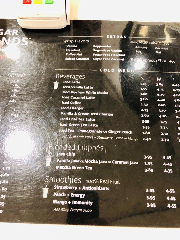 Menu at Cougar Grounds, Houston, 4450 University Dr Room 227