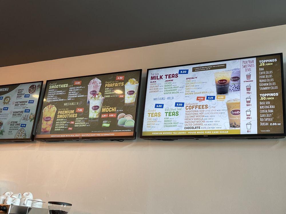 Menu at BAMBU pub & bar, Pinellas Park