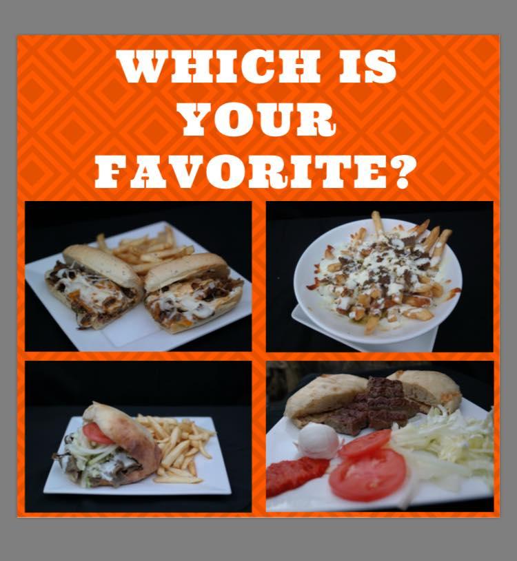 Menu at Bosna Express restaurant, Grand Rapids