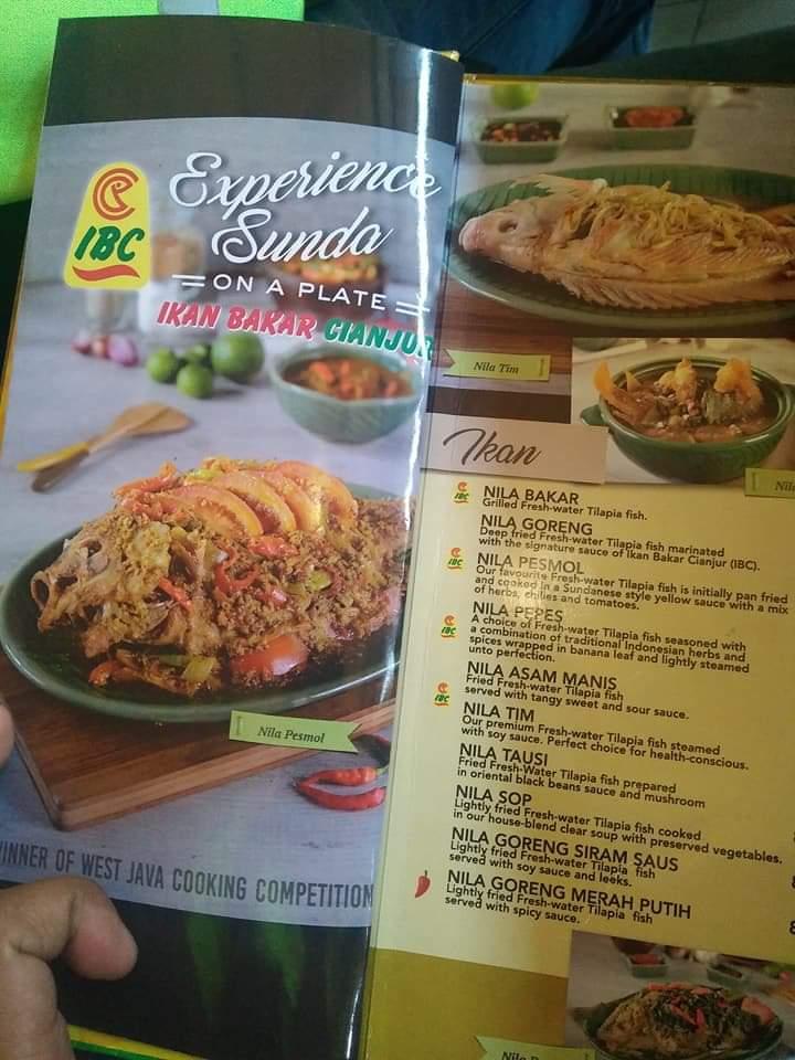 Carta del restaurante Ikan Bakar Cianjur - Gresik, Gresik