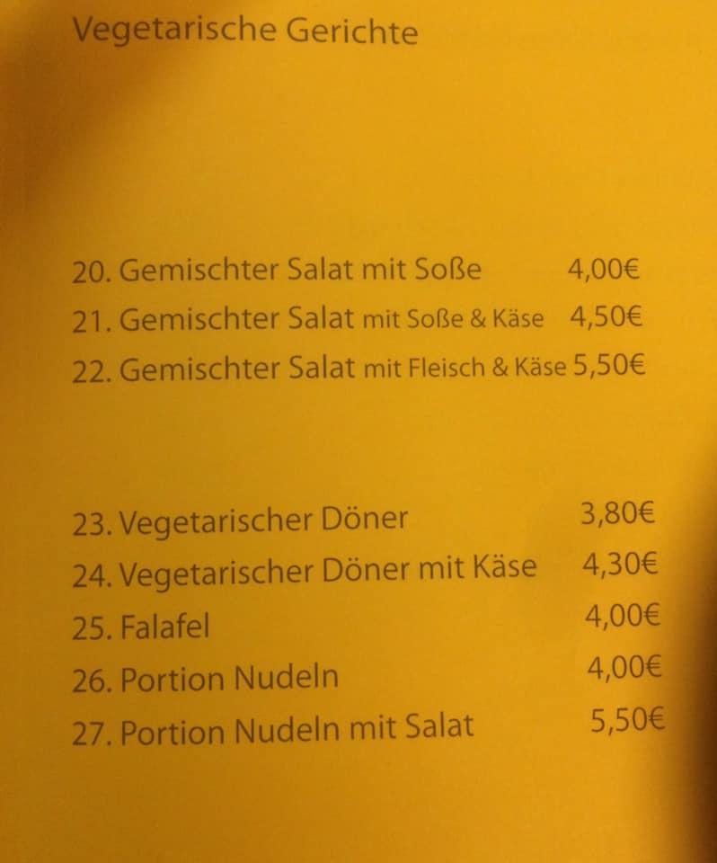 Speisekarte von Leto Bistro II restaurant, Frankfurt (Oder)