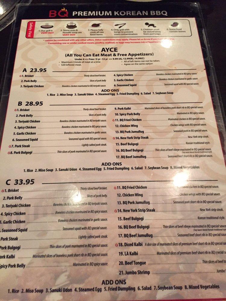 Menu at Beque Holic BBQ, Gainesville, Newberry Rd
