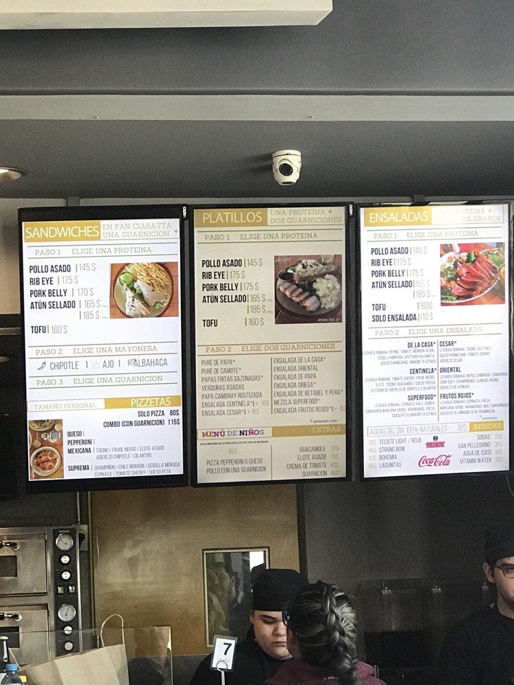 Menu at Devoralia restaurant, Mexicali, Calz. Cetys 1950